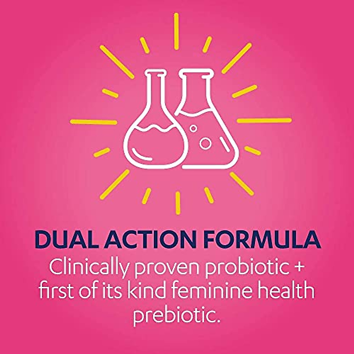 AZO Dual Protection | Urinary + Vaginal Support* | Prebiotic Plus Clinically Proven Women's Probiotic | Starts Working Within 24 Hours | Non-GMO | 30 Count