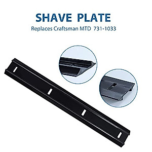 POSEAGLE 753-04472 Auger Kit with 731-1033 Shave Plate 946-04091 Clutch Cable 946-04237 Clutch Cable 954-0101A Drive V-Belt F6RTC Spark Plug