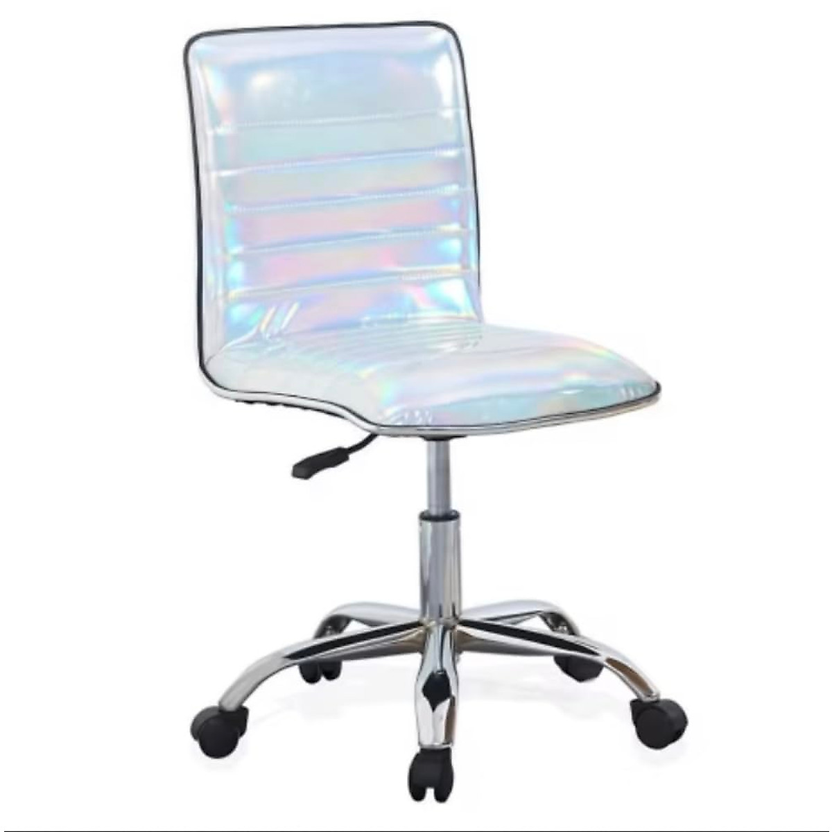 Westerly Soft Padded Iridescent Swivel Desk Chair (21.5" L x 16.5" W x 30.0" H)