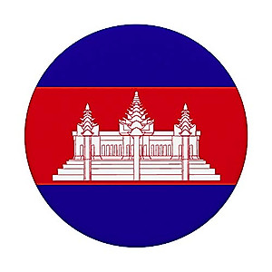 Cambodia Flag PopSockets PopGrip: Swappable Grip for Phones & Tablets