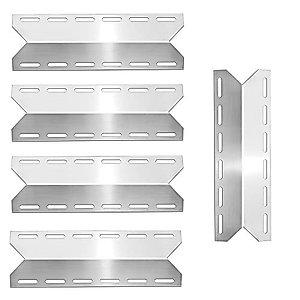 Folocy 17 5/16" Grill Heat Plates Tent Burner Cover BBQ Gas Grill Replacement Parts for Charmglow 720-0234, 720-0289, Nexgrill 720-0234, 720-0289, 720-0335, Kirkland 720-0025, Perfect Flame 720-0335