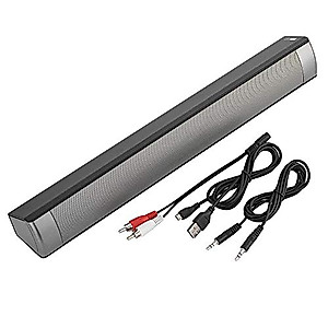 Portable Smart Hi-Fi Heavy Bass Bluetooth Soundbar Home Theatre Speakers Noise Cancelling AUX/TF Card Wireless Sound Bars for TV