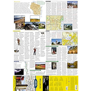 Wisconsin Map (National Geographic Guide Map)