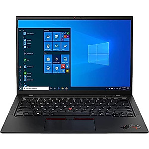Lenovo ThinkPad X1 Carbon Gen 9 14.0" WUXGA IPS Laptop (Intel i7-1185G7 4-Core, 16GB RAM, 1TB PCIe SSD, Intel Iris Xe, Backlit KYB, FP Reader, 2 Thunderbolt 4, WiFi 6, BT 5.2, Win 11 Pro) w/Hub