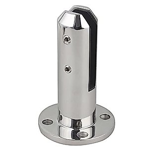 ZLXDP Spigots Stairs Swimming Pool Spigot Glass Balustrade Railing Balcony Home Garden Bathroom Fence Railing Clip Stainless Steel