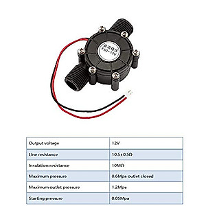 Yosoo DC Water Turbine Generator Water 12V DC 10W Micro-Hydro Water Charging Tool
