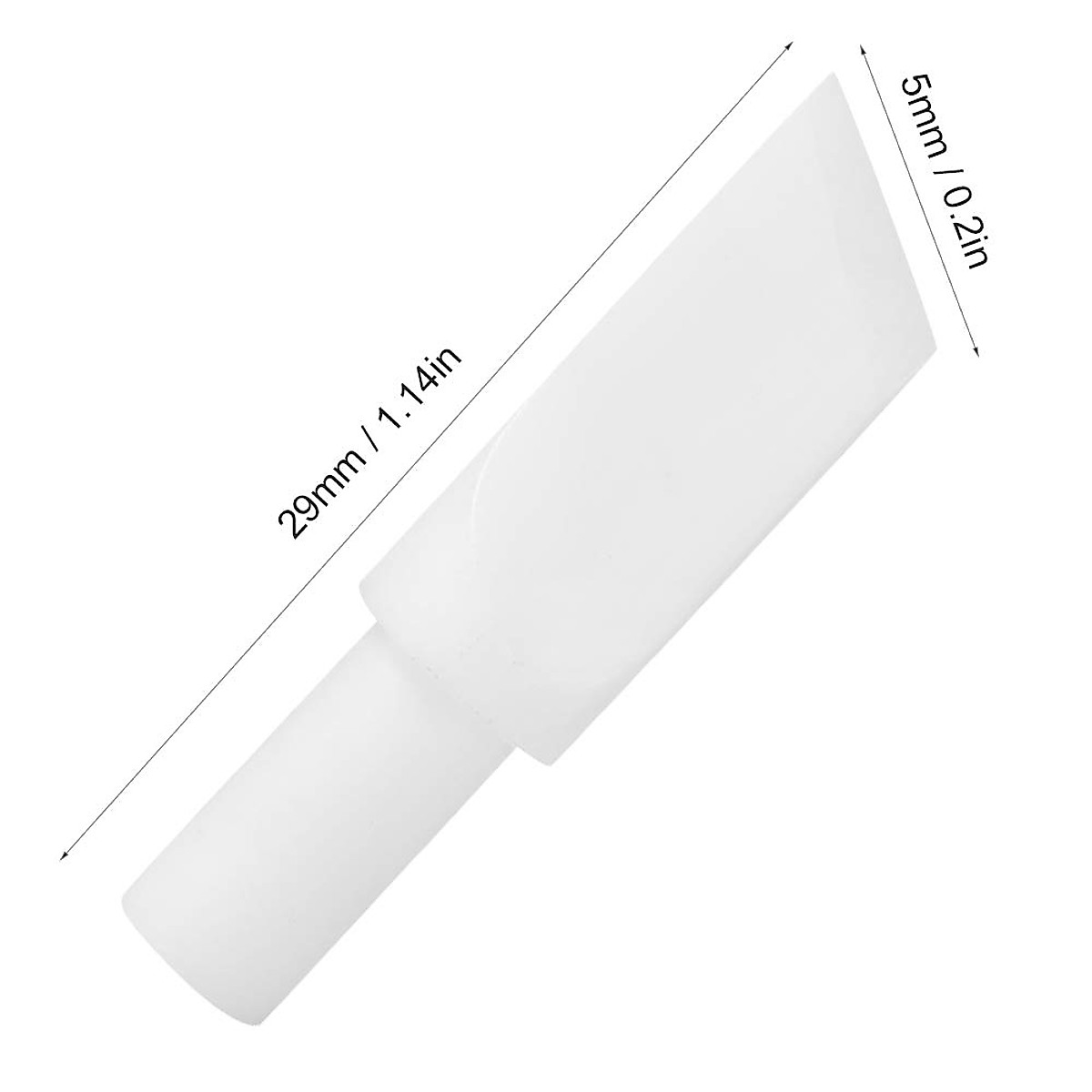 A sixx Oblique Ceramic Swivel Blade, Sturdy Exquisite Ceramic Filigree Swivel Knife Blade, White for Leather Craft DIY Handwork Leather Carving