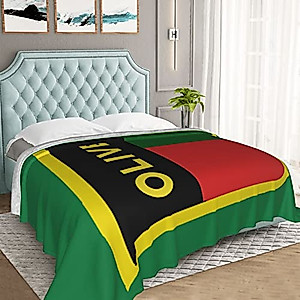 Cozy Fuzzy Plush Throw Warm Ultra-Soft Microfiber Fleece Blanket,Oliver Farm Tractors and Equipment Lightweight Air Conditioning All Seasons Blankets for Bedding Sofa Travel Camping 80"X60"