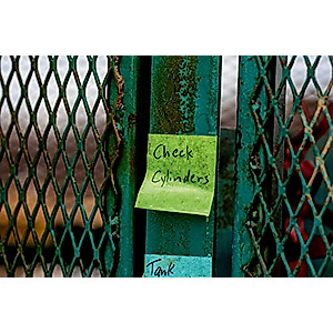 Post-it Extreme Notes, Works outdoors, Works in 0 - 120 degrees Fahrenheit, Sticks where other notes can't, Green, 3 in x 3 in, 3 Pads/Pack, 45 Sheets/Pad (EXTRM33-3TRYGN) (EXTRM33-3TRYGN)
