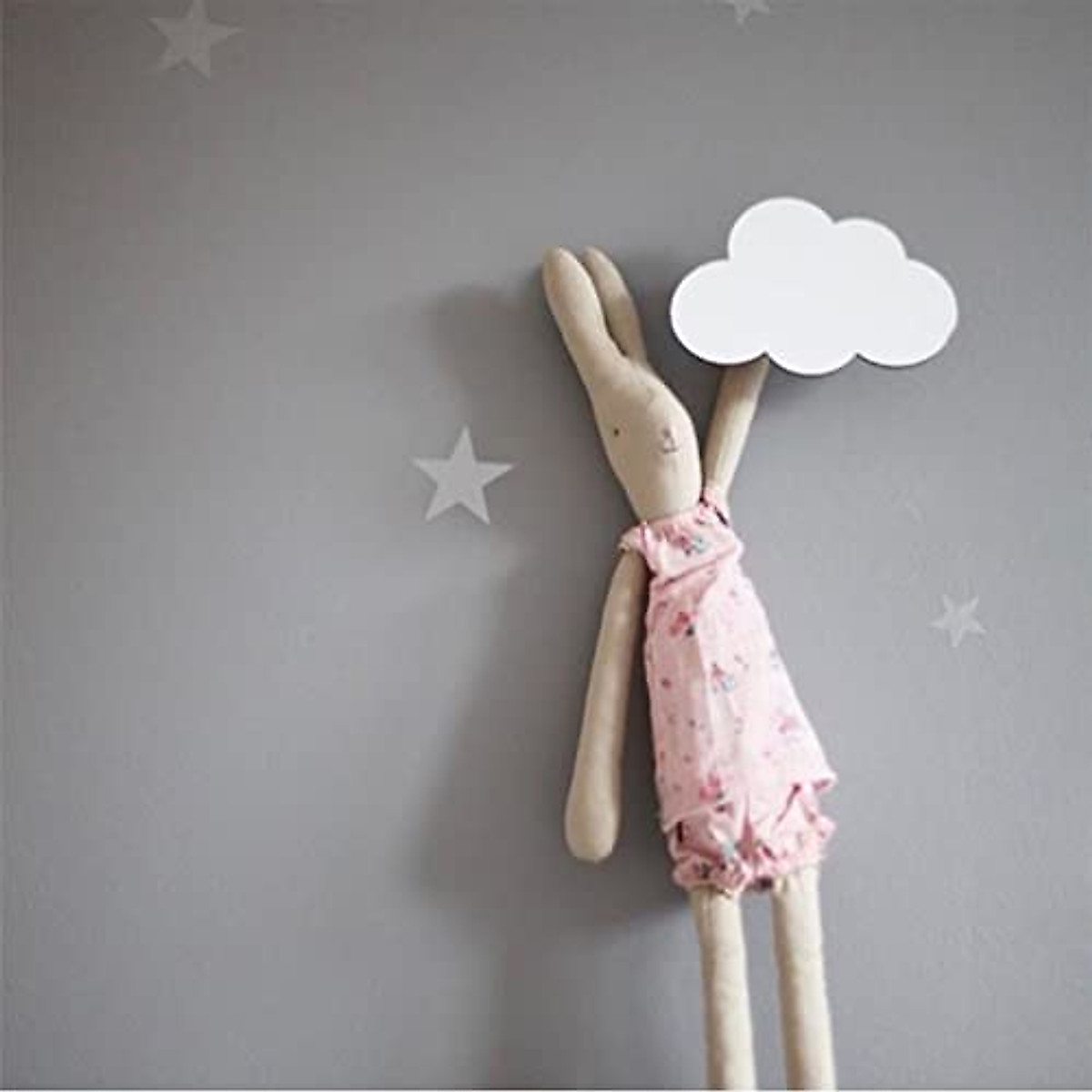 Cabilock 4pcs Hanger Hooks Cloud Wall Hanger Bathroom Wall Hooks Magnetic Goose Cloud Hook Wall Storage Shelf Decoration Hat Wooden Decor Wooden Wall Hooks Child Wall Hanging Key Cabinet
