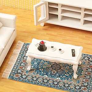 SAMCAMI Dollhouse Furniture 1 12 Scale - Doll House Furniture Toys for Dollhouse Living Room - Miniature Furniture Incl Mini TV Toy and TV Cabinet