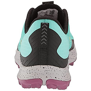 Saucony Women's Peregrine 12 Running Shoe, Cool Mint/Acid, 8