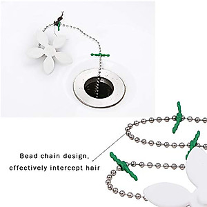 Set of 15 Pcs Drain Hair Catcher,Flower Shower Drain Protectors Hair Stopper Shower Drain Hair Trap Remover Hair Filter for Kitchen Bathroom Drain Sink Cleaning Tool