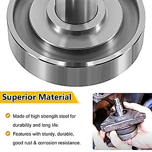 johntruck Deck Drive Spindle Shaft Fit for John Deere Lawn Mowers Garden Tractors F510 F525 SRX75 SRX95 STX30 STX38, Replace for AM39912, AM39916, AM33098, AM30301 & AM37999