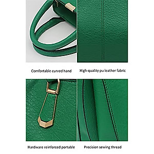 Pahajim Women Fashion Purses and Handbags Shoulder Tote Bags Top Handle Satchel for Women (green)