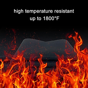 LU-DILAUNK Welding Blanket High Temperature Resistant up to 1800°F Fireproof Fabric Protect from Fire Heat Spark Protection Welding Pad Fireproof Mat