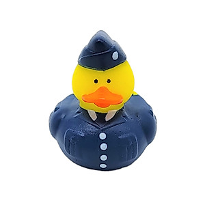 Cool Rubber Ducks (2") Standard Size. (12 Pack) Cute Duck Bath Tub Pool Toys. (Uniform Armed Forces Rubber Ducks)