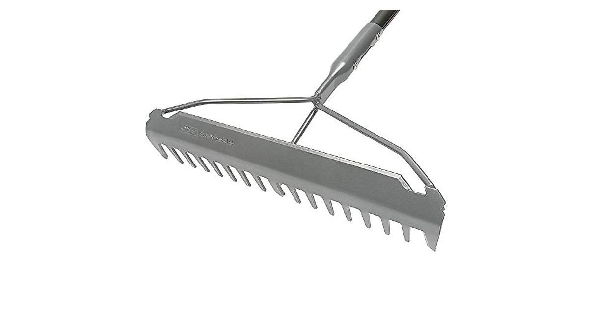 Fiskars 60" Pro Garden Rake - Durable & Reliable