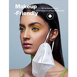 Boncare KN95 Face Mask 30 PCs, 5-Layer Face Mask for Men & Women, Updated Breathable, Comfortable (White)