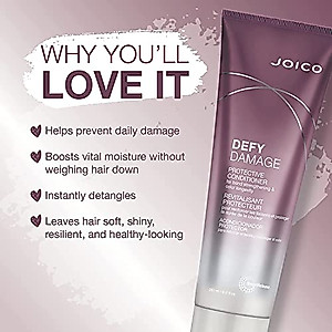 Joico Defy Damage Protective Shampoo & Conditioner Set | Preserve Hair Color | For Bond Strengthening & Color Longevity