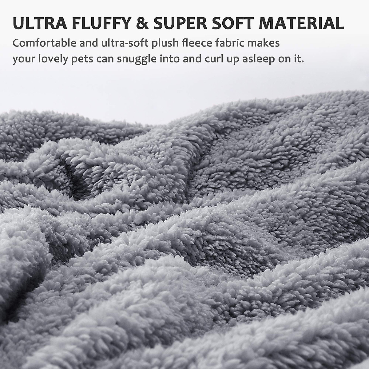 Dog Blankets for Large Dogs, Super Soft Warm Sherpa Fleece Plush Doggie Blankets and Throws for Small Medium Puppy Doggy Pet Cats，50x60 inches