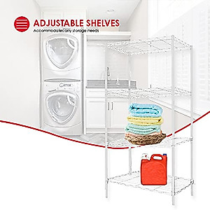 Home Basics Wire Shelf, White