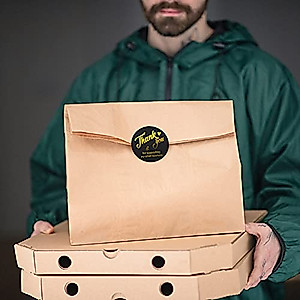 Thank You Stickers, 3000 Pieces Thank You for Supporting My Small Business Labels Thank You Stickers for Packaging Mailer Sealing (C, 1inch)