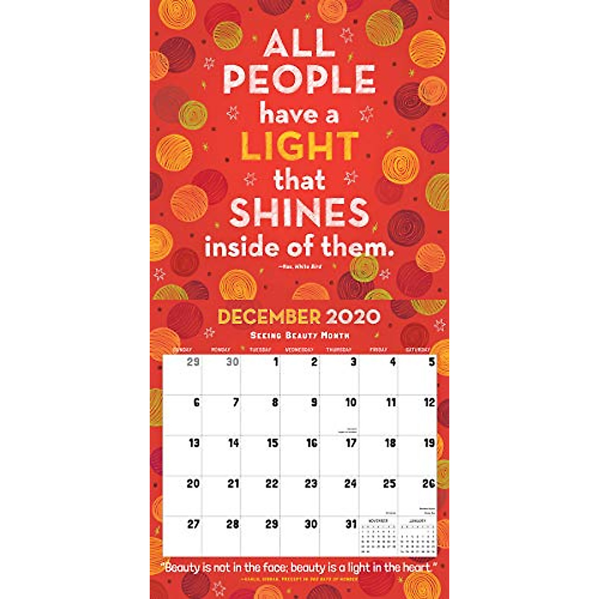 Wonder Wall Calendar 2021