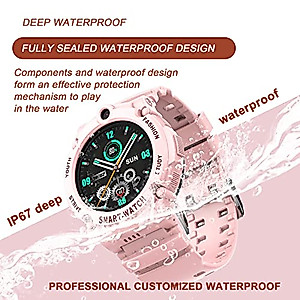 Volga 4G Smart Watch for Boys and Gilrs,Phone Smart Watch with Two-Way Call GPS SOS Tracker Music Player Camera Video Recorder Player Kids Smart Watch for Kids Age 4-12 Years Old