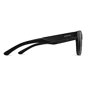 SMITH Optics Lowdown Steel Sunglasses – Performance Sports Active Sunglasses For Running or Everyday Wear – For Men & Women – Black + Black ChromaPop Polarized Lenses
