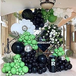 KALOR Black Balloons,100 Pcs 5 Inch Mini Matte Latex Balloons for Balloon Garland Arch, Birthday Decoration, Wedding Party, Baby Shower Decorations