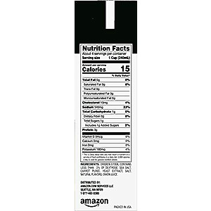 Amazon Brand - Happy Belly Chicken Stock, 32 fl oz (Pack of 1)