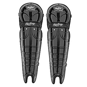 Rawlings | ULGPRO Umpire Leg Guards | 17.5" | Black