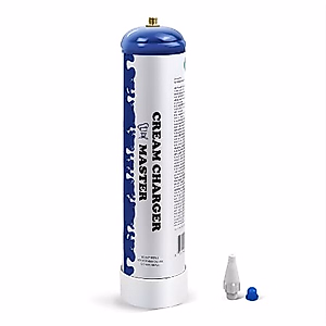 GreatWhip Whipped Cream Chargers 9 Cylinder 615 gram Pure N2O 0.99 Liter Nitrous Tank Compatible with Cream Whippers (9 Cylinders)