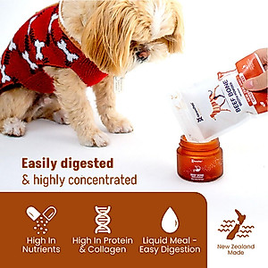 Kōrure Pets Beef Bone Broth Powder - All-Natural Dog Supplement for Bone Health and Digestion