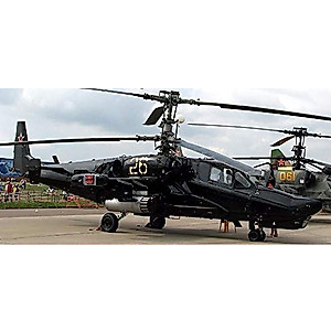 Zvezda 500787216 500787216-1:72 Russian Attack Helicopter Hokum Plastic Construction Kit Model Kit Assembly for Beginners Detailed Olive