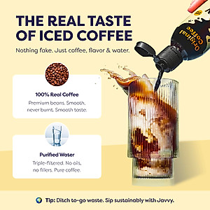 Javy Coffee 30X Cold Brew Coffee Concentrate, Perfect for Instant Iced Coffee, Cold Brewed Coffee and Hot Coffee