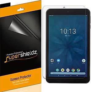 Supershieldz (3 Pack) Designed for Onn Tablet Pro 8 inch Screen Protector, High Definition Clear Shield (PET)