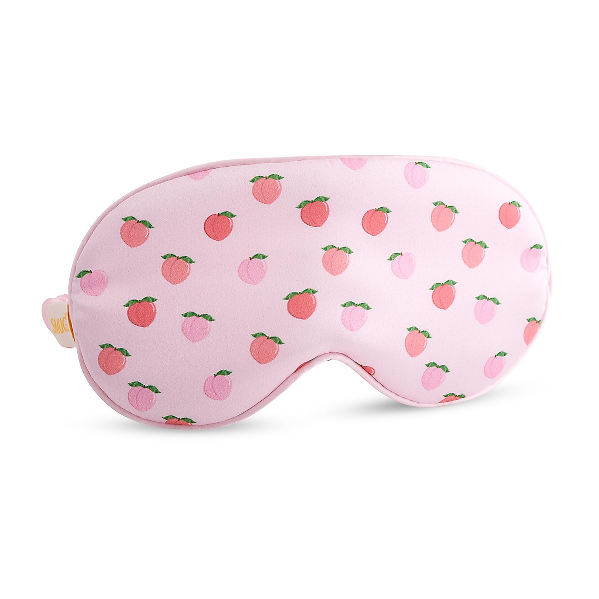 SMUG Satin Sleep Mask & Eye Mask | Travel Sleep Masks for Women & Men | Soft Sleeping Eye Mask to Nourish Skin & Reduce Dark Circles | Eye Sleep Mask Shades to Block Out Light Peachy