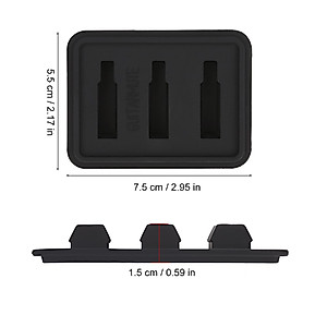 Alomejor Guitar Silicon Flexible Feedback Control Mute Sordine Guitar Training Tool Silence Pad