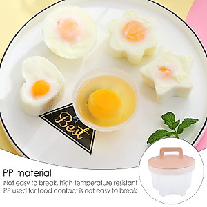 SHIDOW Egg Poacher Cups, Microwave Egg Poacher, Hard Boiled Egg Maker, Boiled Egg Cooker Without Shell, BPA Free Non-Stick Egg Poacher, Fast Poaching Egg Cooker for Hard Boiled Eggs