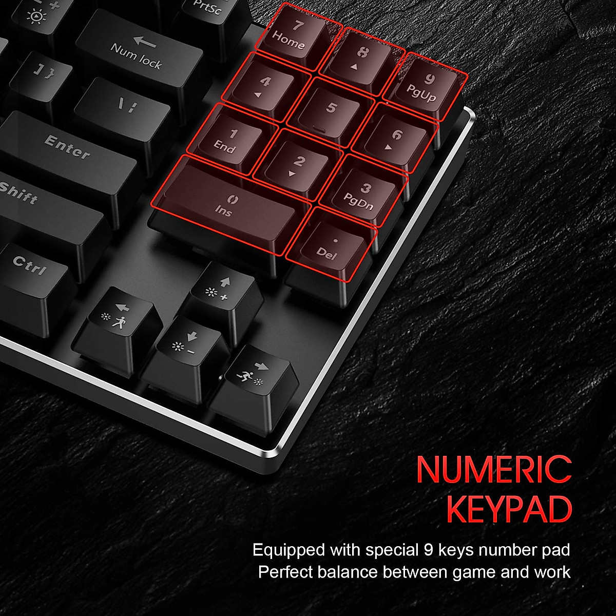Havit Mechanical Keyboard and Mouse Combo Wired 89 Keys Backlit Gaming Keyboard Red Switch, 4800 D P I Mouse with 6 Button, Gaming Mouse Pad for PC Gamer Computer Laptop (Renewed)