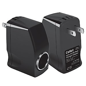 Cellet AC to DC 12V Output Converter. AC/DC Power 110V- 120V AC to 12V DC Car Cigarette Lighter Power Converter. AC to DC Female Adapter (Not for Air-Pump, Compressor, Vacuum Cleaner)
