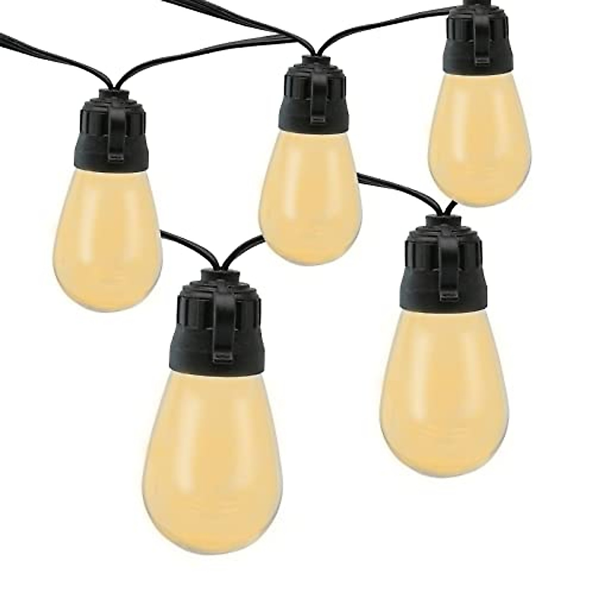 DUNTUO Outdoor String Lights LED 20 Bulus 72 FT Patio String Lights,Shatterproof LED Bulbs Indoor Lights Waterproof for Camping Garden Balcony Festival Indoor Party