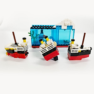 PYPIBAWLY Titanic Sink and Break in Half Toy Building Blocks, Titanic Cruise Ship Model Toy, Titanic Model Ship Kit, Boat Bricks Kit 247 PCs