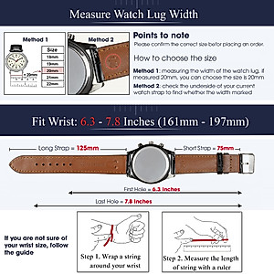 vinacreations 20mm Black AIIigator Watch Band Men Quick Release Handmade Leather Strap Croc Replacement Wristband Gold Stainless Steel Buckle, Christmas Father's Day Gift for Dad Husband DH-01G-20MM