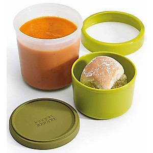 Joseph Joseph GoEat Compact 2-in-1 Soup Container, Green