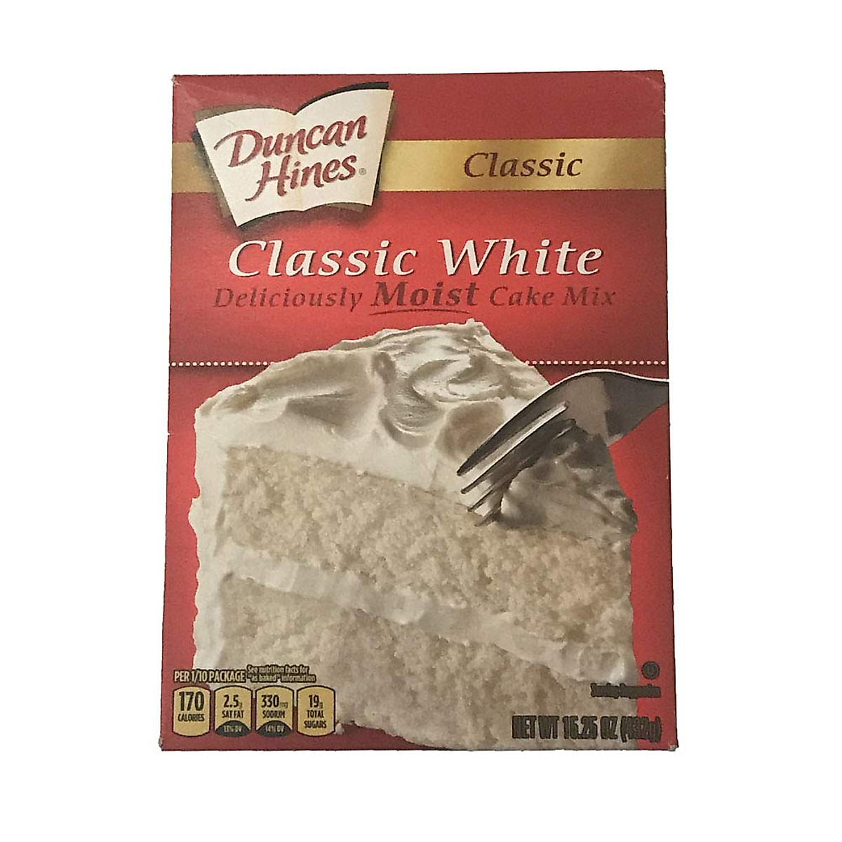 Duncan Hines Classic White Cake Mix (2 pack), 15.25oz