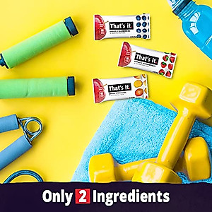 That's it. Mini Fruit Bars (Variety 24 PACK) No Sugar Added, Plant-Based, Vegan & Gluten Free, Breakfast Bar, Paleo, for Children & Adults, Non GMO, Fiber (8 Blueberry, 8 Strawberry, 8 Mango)