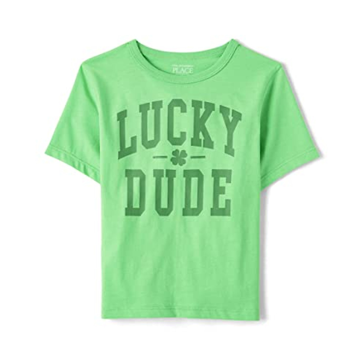 The Children's Place,And Toddler Boys Short Sleeve Graphic T-shirt,Baby-Boys,Lucky Dude,18-24 Months